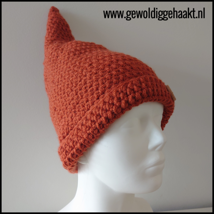 Kabouter / tovenaars muts :: GeWOLdig Gehaakt